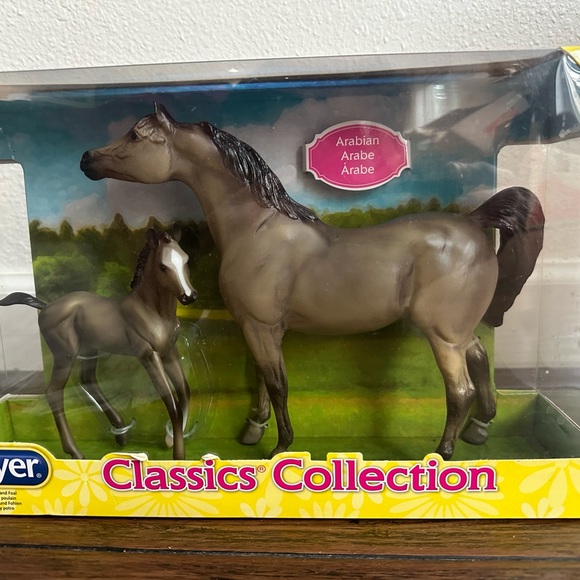 Breyer | Toys | Breyer Grey Arabian And Foal Classics Collection Model ...